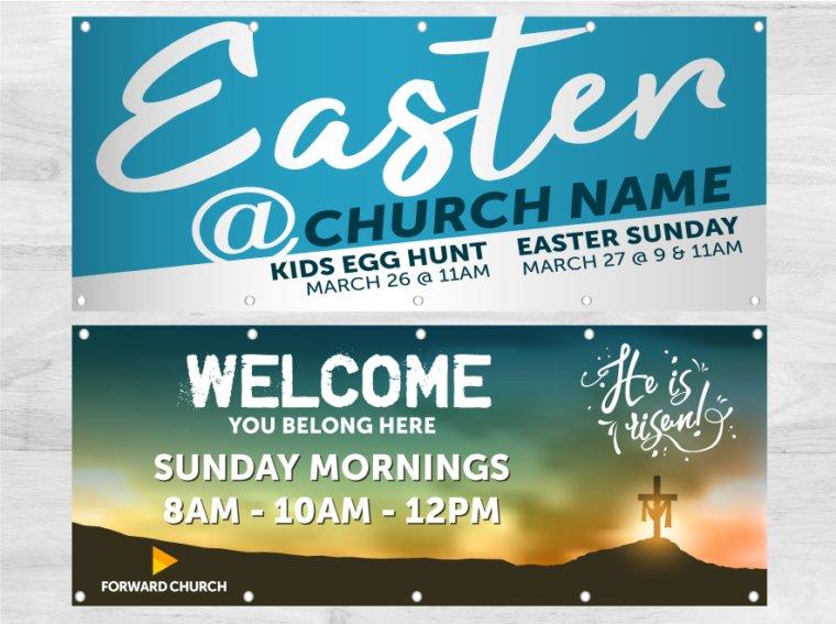 Church Banner Printing - Outdoor Church Banners & Flags