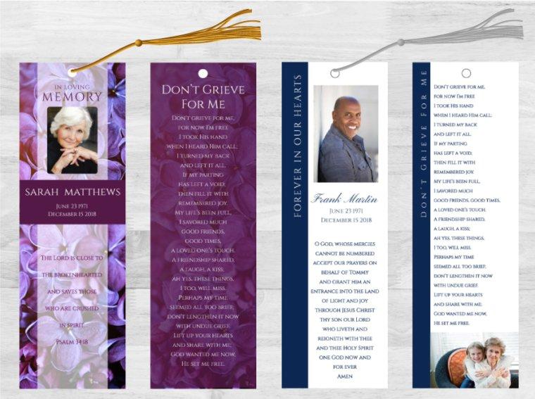 Funeral Printing Services - Custom Funeral Cards - Memorial Card Services