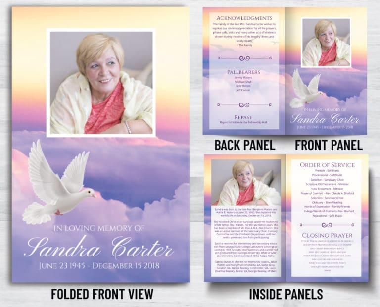Memorial Program for Funeral | Custom Memorial Programs