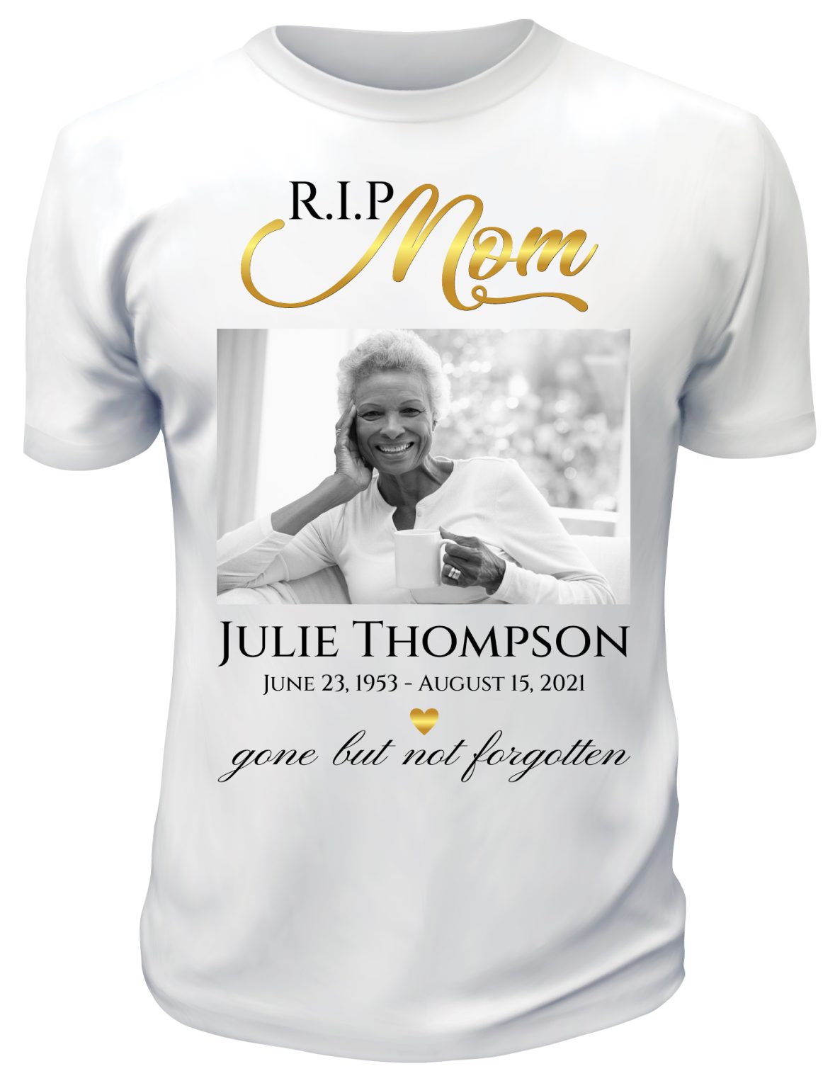 Personalized Memorial T Shirts - Memorial Service T Shirts