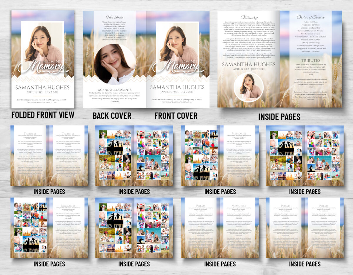 20 Page Funeral Program - 2027 - DisciplePress - Memorial & Funeral ...