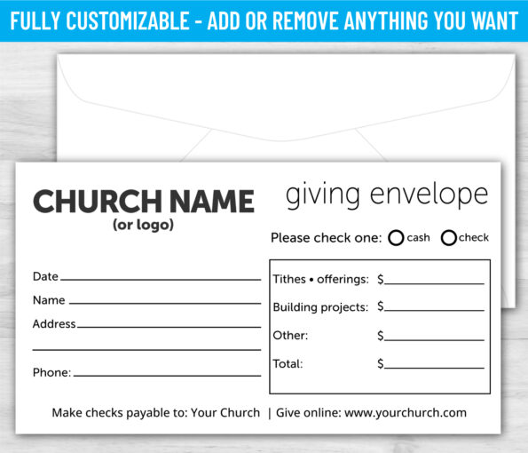 Tithe & Offering Envelopes - Church Giving Envelopes - DisciplePress