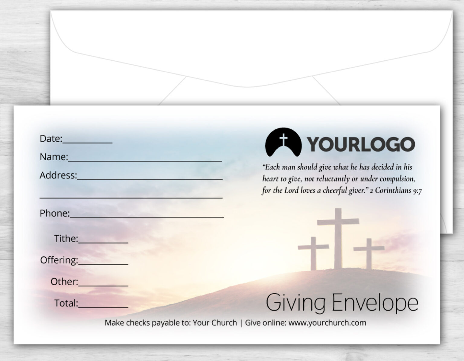 Tithe Envelope - 1018 - DisciplePress - Memorial & Funeral Printing