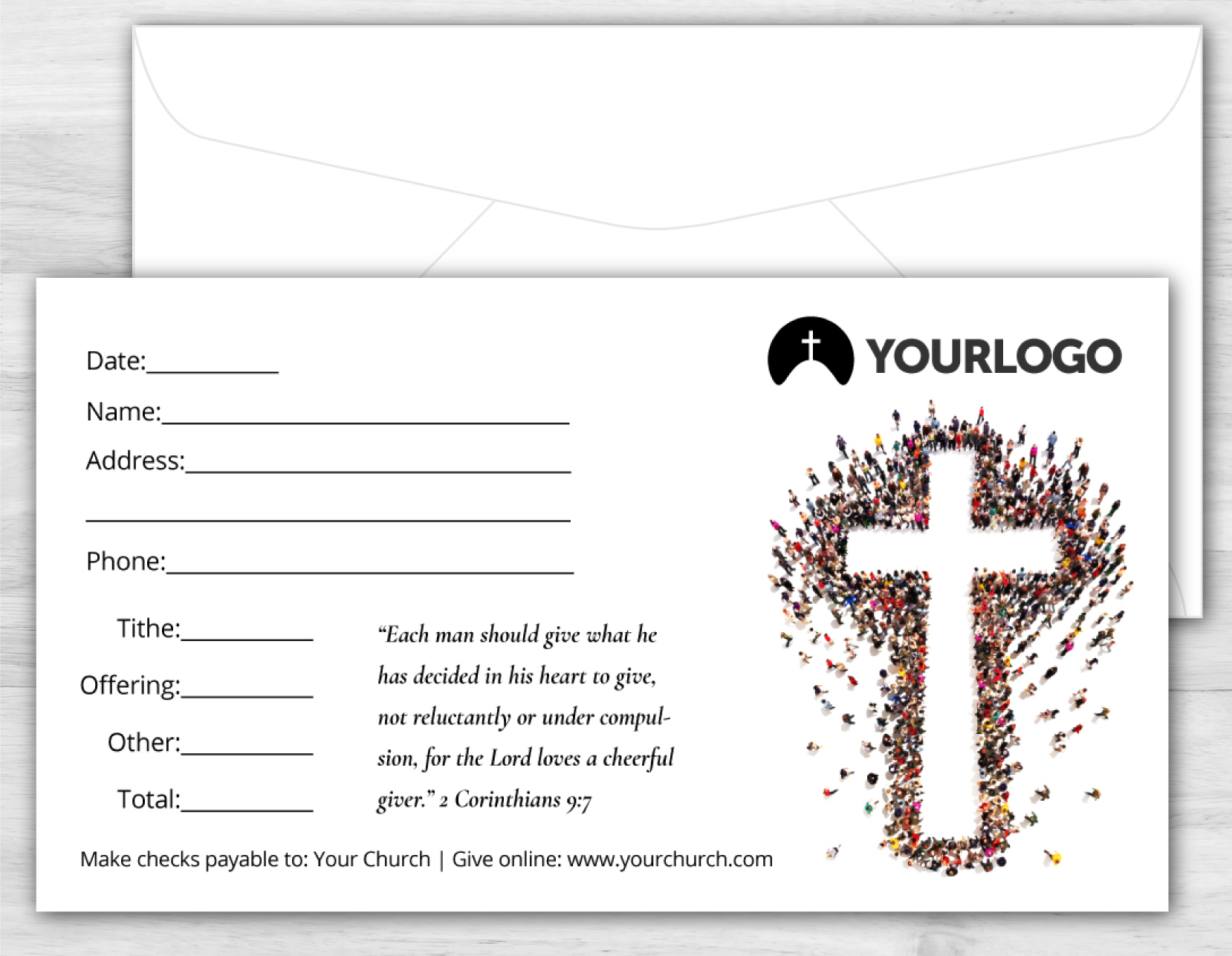 Tithe & Offering Envelopes - Church Giving Envelopes - DisciplePress