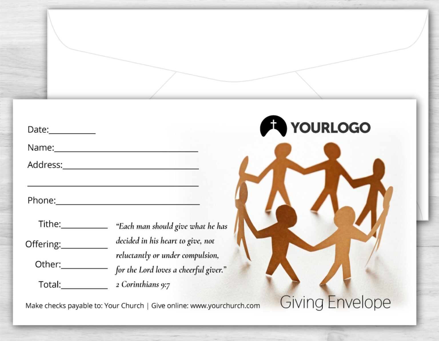 Tithe & Offering Envelopes - Church Giving Envelopes - DisciplePress