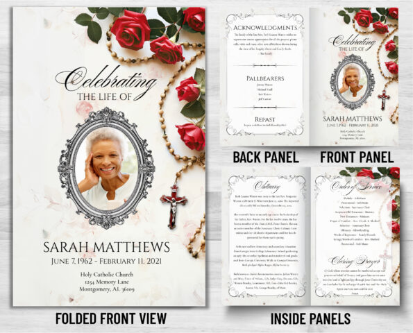Funeral Program - 2168 - DisciplePress - Memorial & Funeral Printing