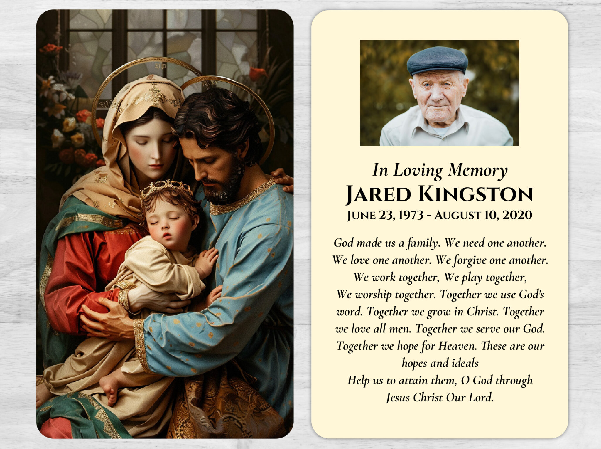 Saint Prayer Cards - DisciplePress - Memorial & Funeral Printing