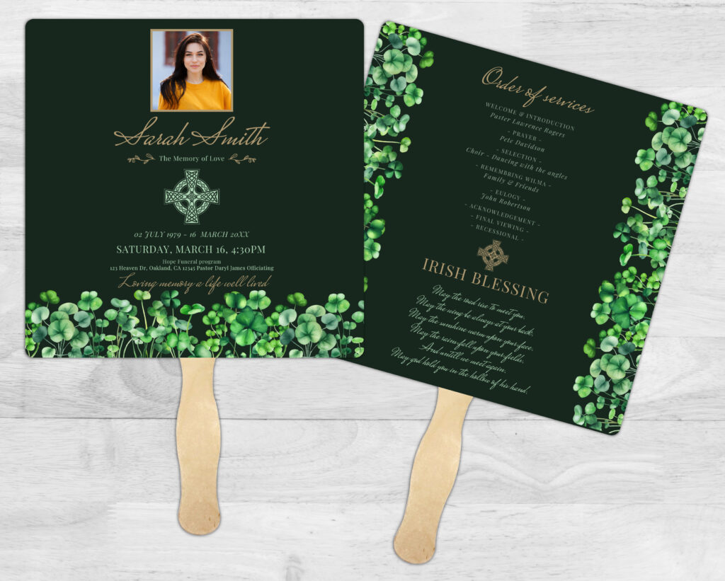 Memorial Fan - 2182 - DisciplePress - Memorial & Funeral Printing