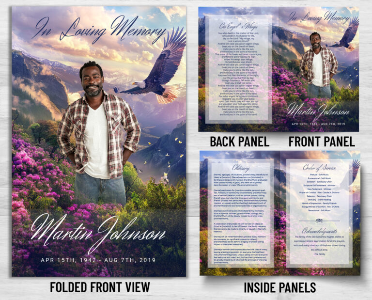 Memorial Program for Funeral | Custom Memorial Programs